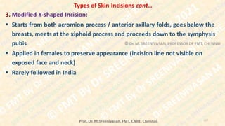 Types of Incisions in Autopsy and Methods of removal of organs | PPT