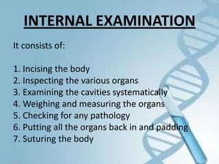 Autopsy internal examination, Forensic Medicine, Post-mortem ...