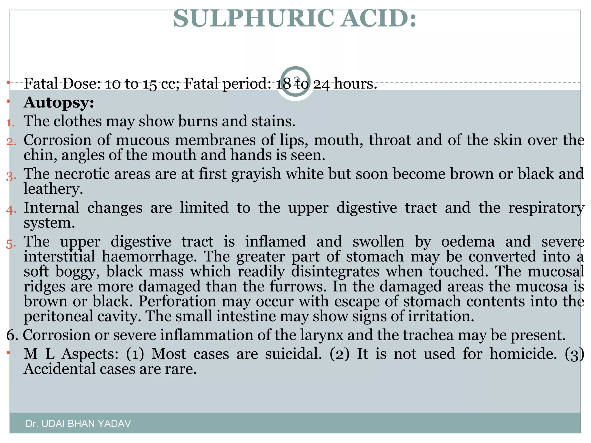 Autopsy of poisonous cases | PPT