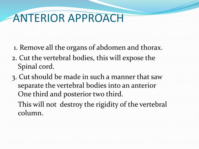 Autopsy procedure | PPTX | Chemistry | Science