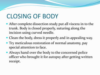 Autopsy procedure | PPTX