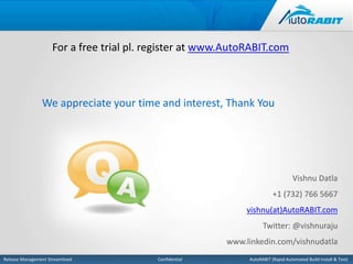 Salesforce Continuous Integration with AutoRABIT | PPTX
