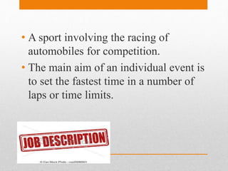 Gabriel R - Auto racing | PPTX