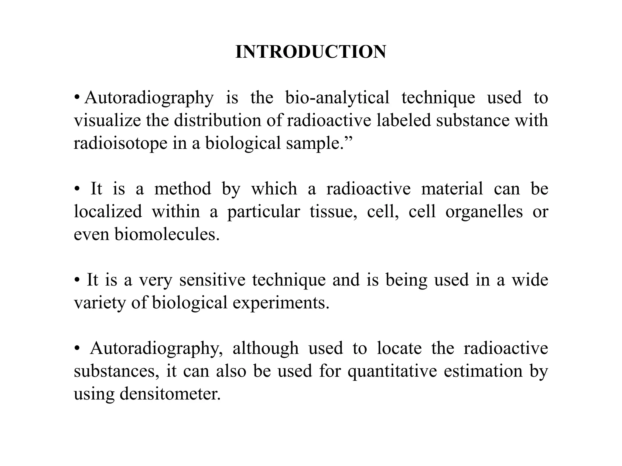 Autoradiography | PPTX