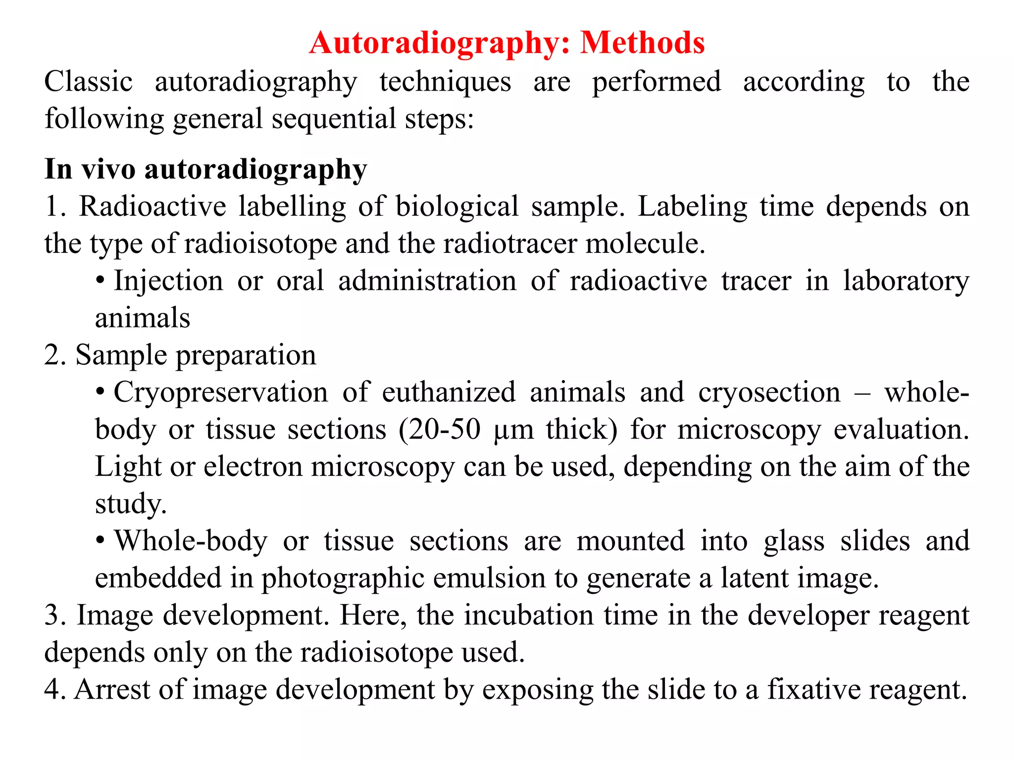 Autoradiography | PPTX