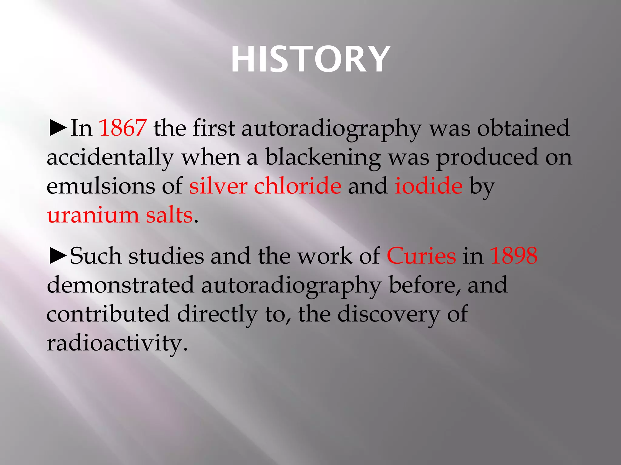 Autoradiography | PPT