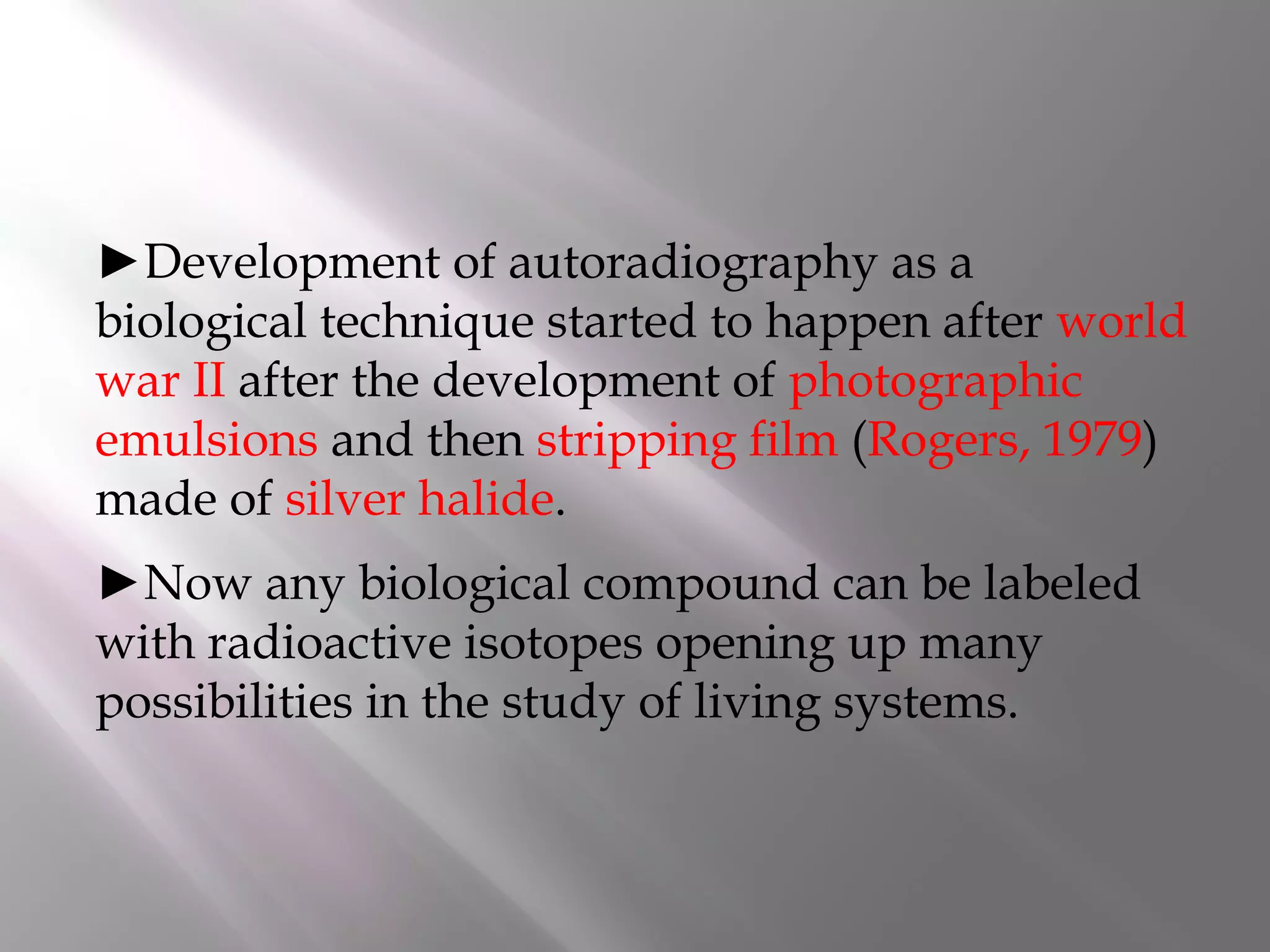 Autoradiography | PPT