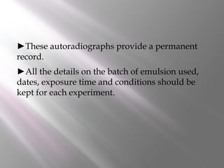 Autoradiography | PPT