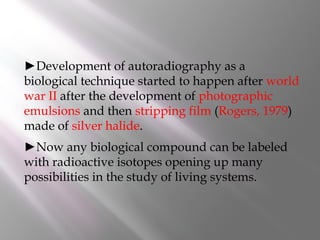 Autoradiography | PPT