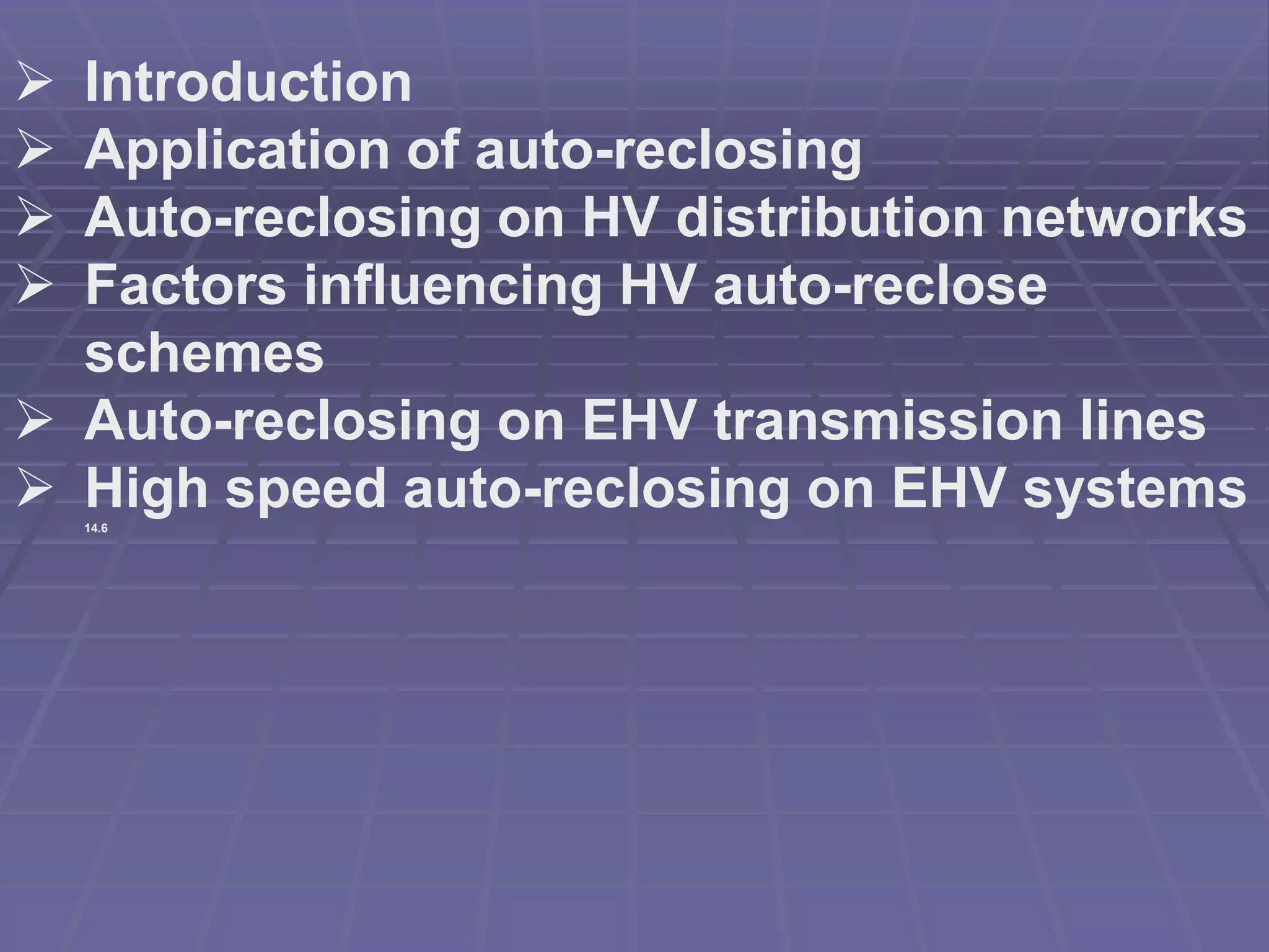 Auto recloser | PPTX