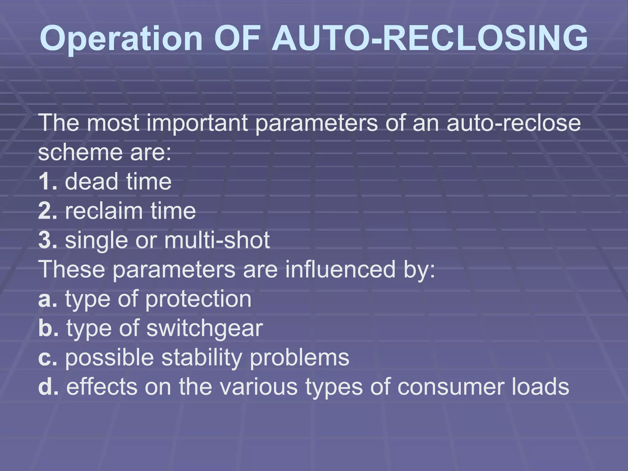 Auto recloser | PPTX