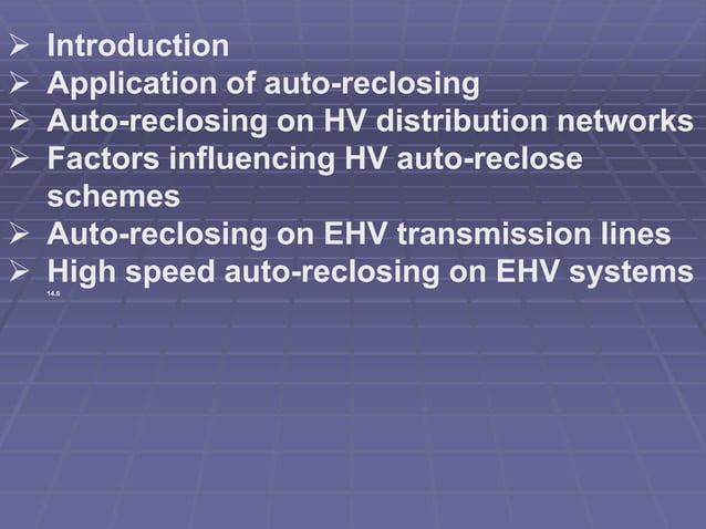 Auto recloser | PPTX