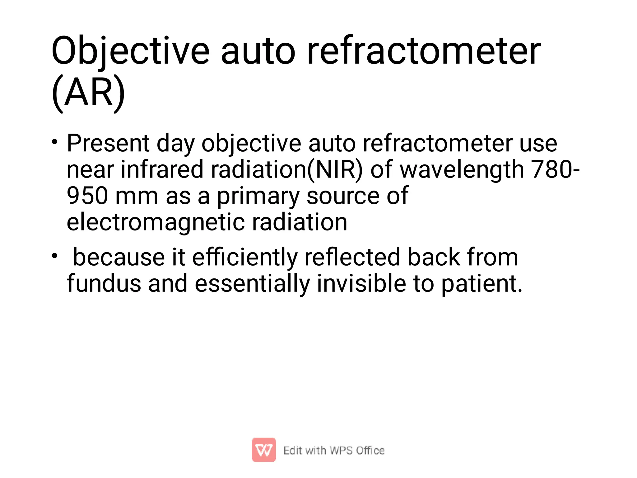 AUTO REFRACTOME- basic review formulaes and recent advances | PPT