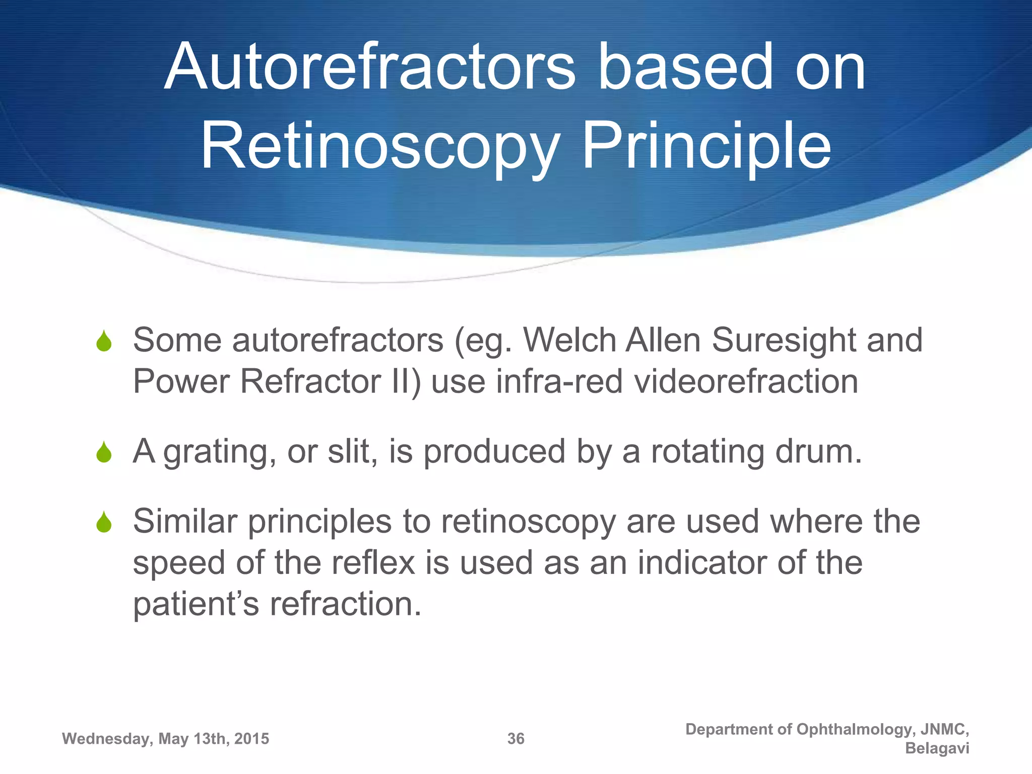 Autorefractometer | PPTX