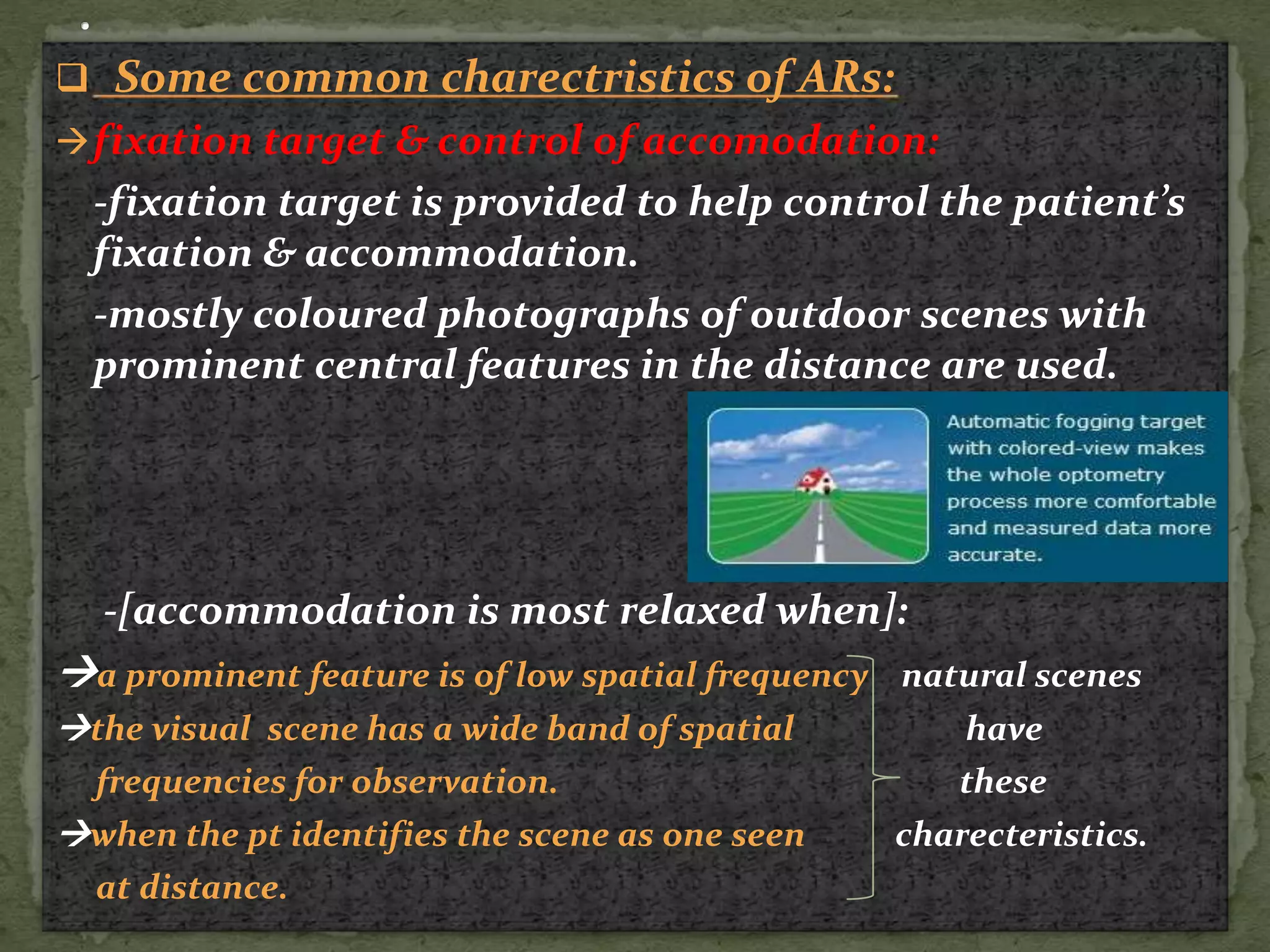 Autorefractometry: principle and procedure. | PPTX