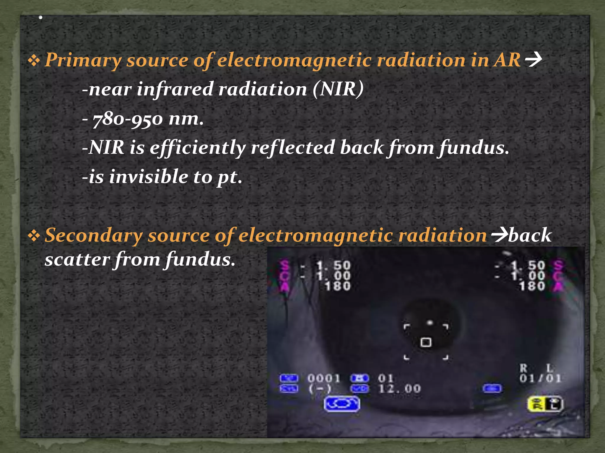 Autorefractometry: principle and procedure. | PPTX