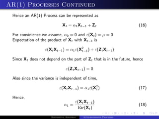 Autoregression | PPT