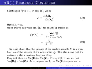 Autoregression | PPT