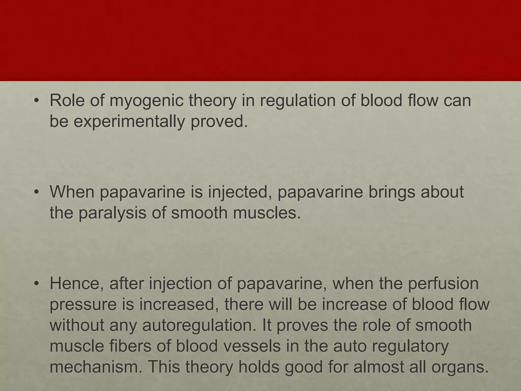 Autoregulation : Role and mechanism | PPTX