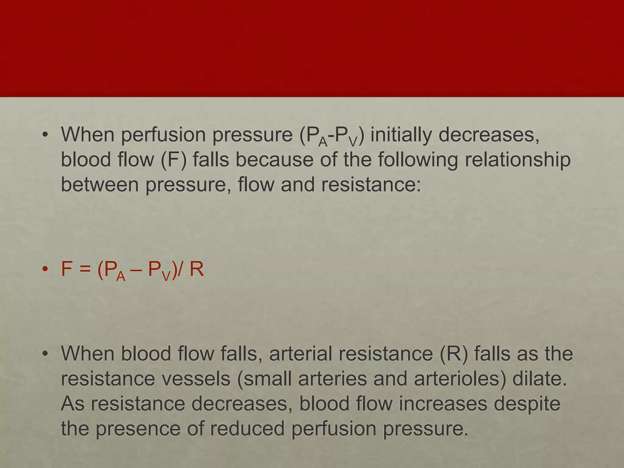 Autoregulation : Role and mechanism | PPTX