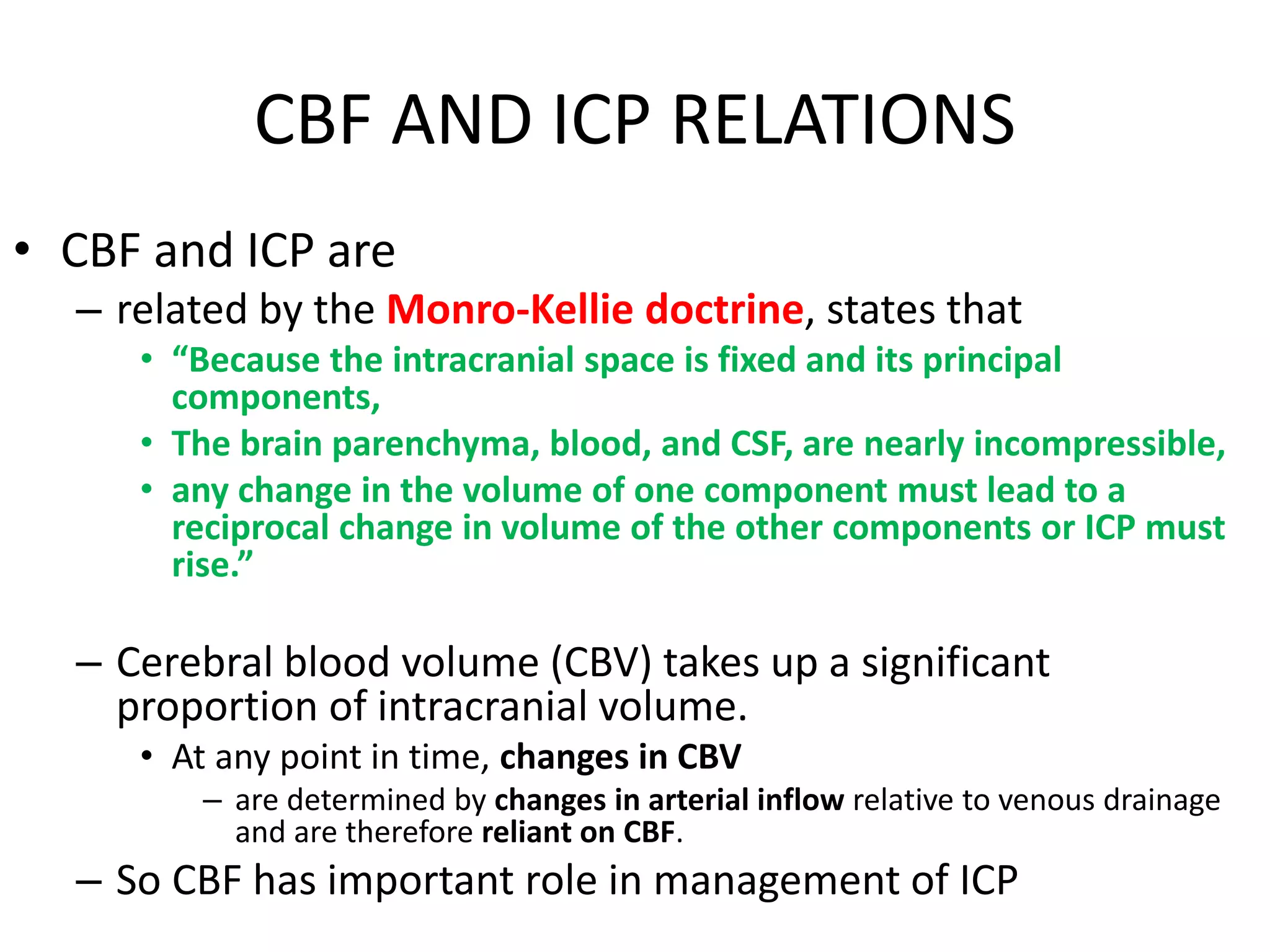 Autoregulation of cerebral blood flow part 1/2 | PPT