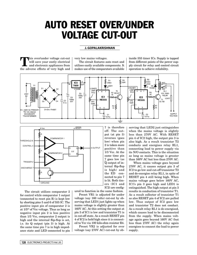 Auto reset over under | PDF | Consumer Electronics | Technology & Computing