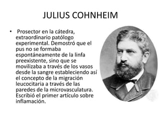 Autores (historia) de la inflamacion | PPTX
