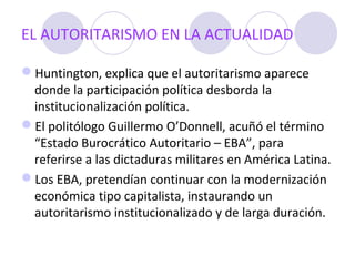 Autoritarismo en América Latina | PPT