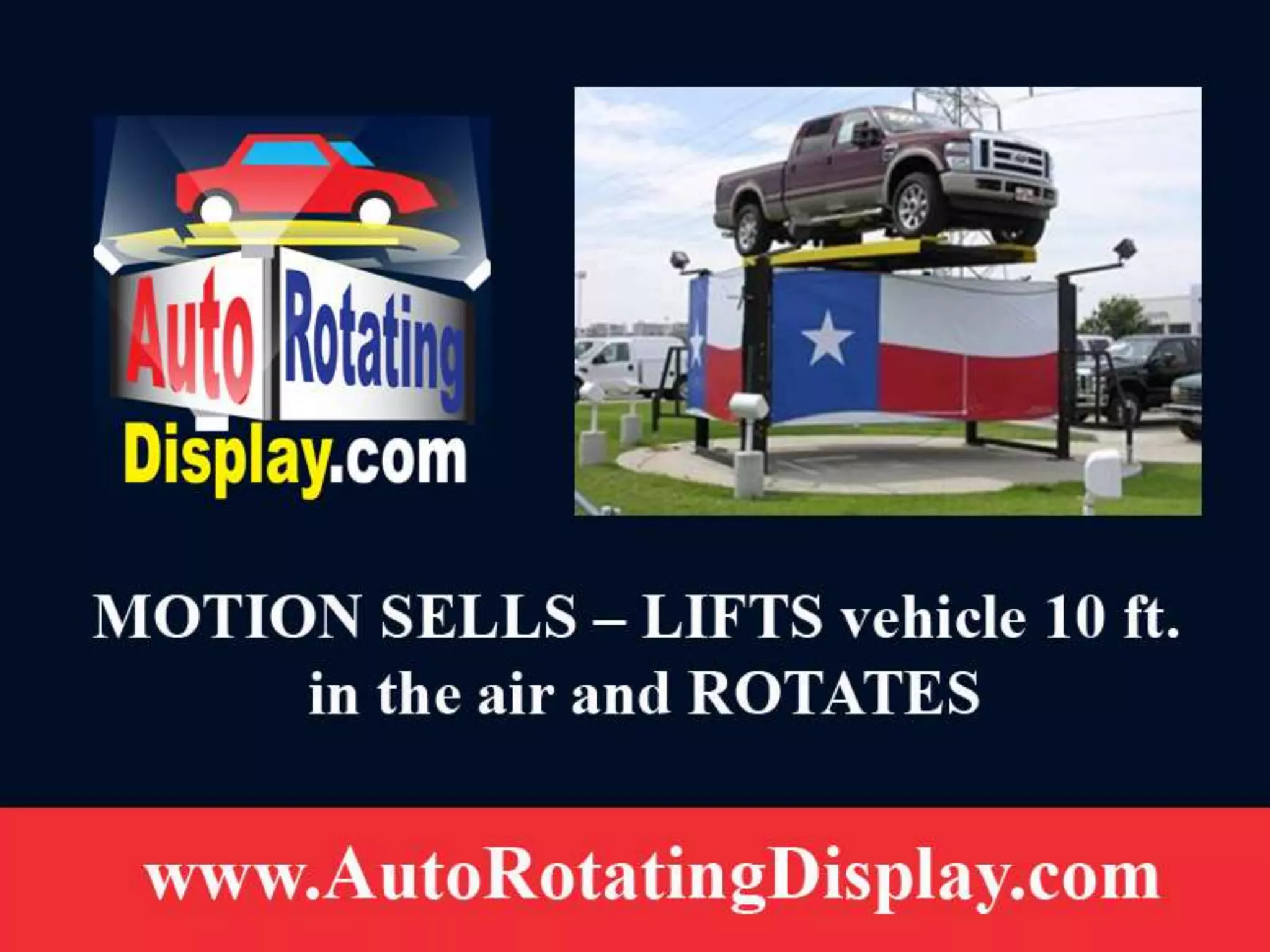 Auto rotating display - 360 car spinner lifts and turntables for ...