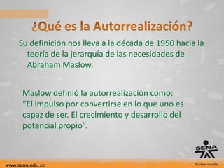 Autorrealizacion | PPT