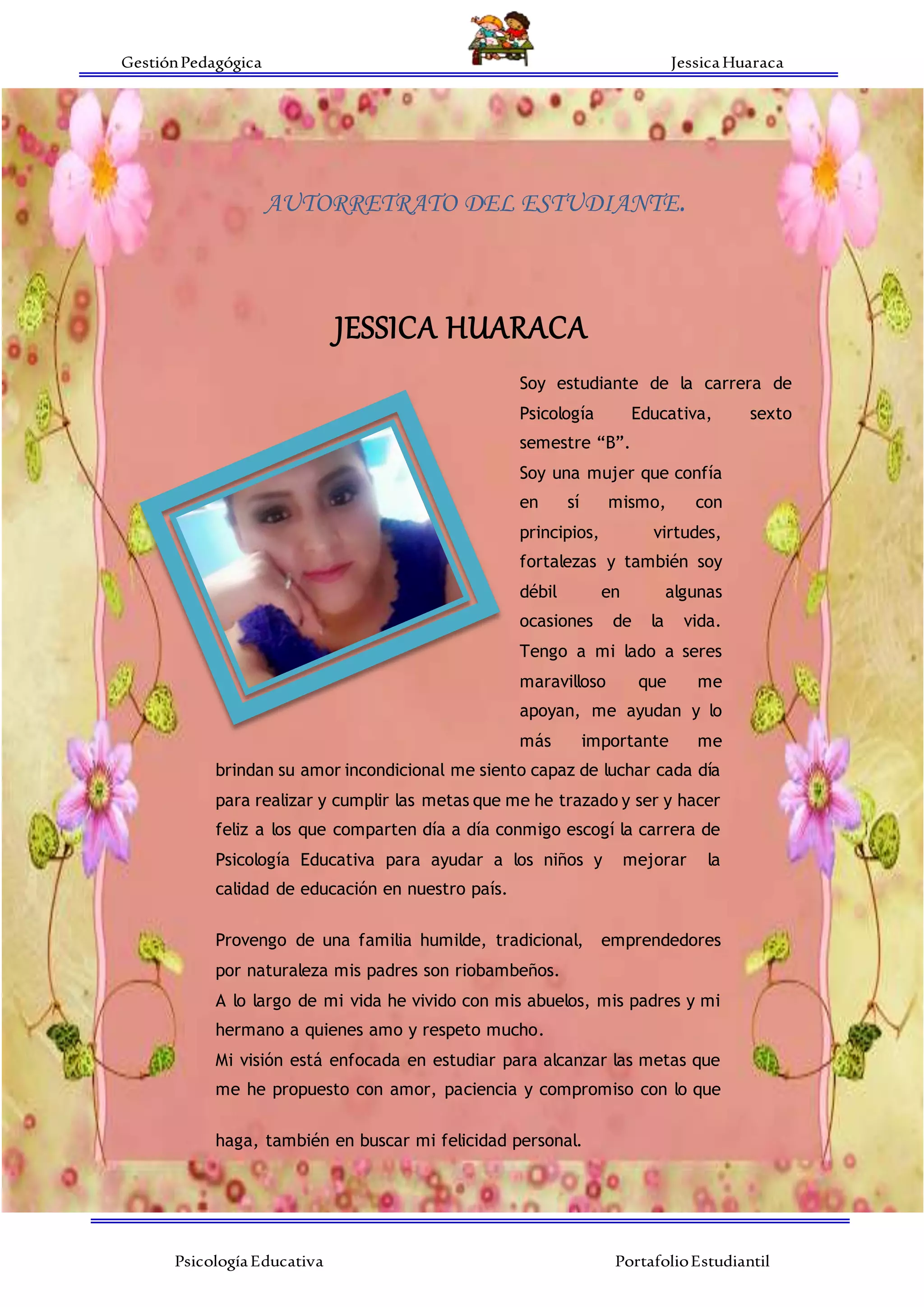 Autorretrato del estudiante | DOCX