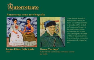 El autorretrato como subgénero artístico del retrato. | PPT