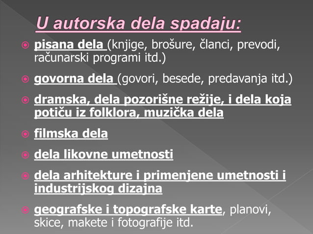 Autorska prava | PPTX