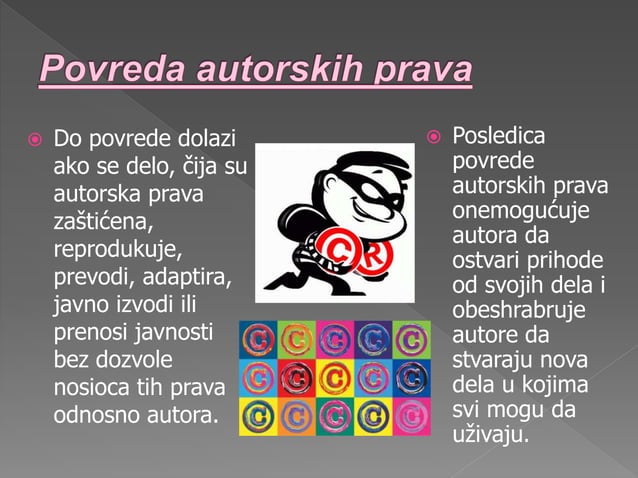 Autorska prava | PPTX