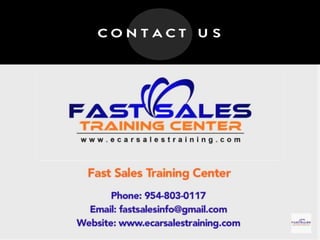 Auto sales training program | PPTX