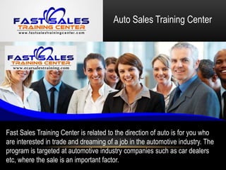 Auto sales training program | PPT