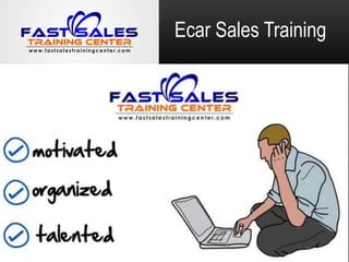 Auto sales training program | PPTX