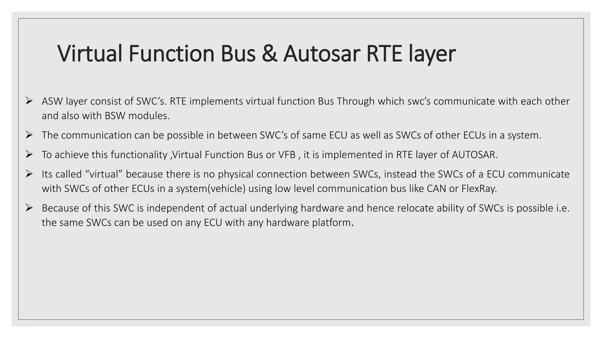 Autosar fundamental | PPTX