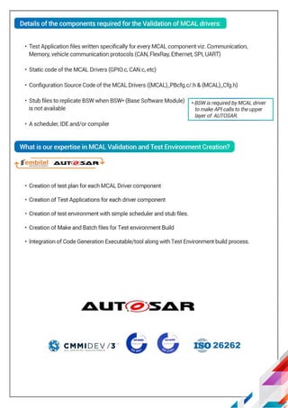 AUTOSAR MCAL handbook | PDF