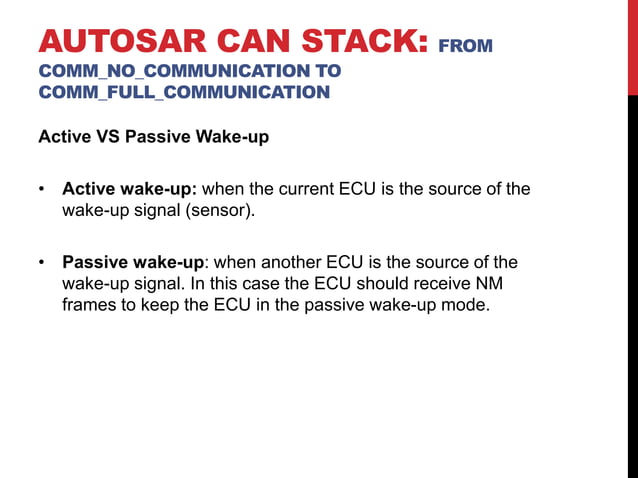 AUTOSAR 403 CAN Stack | PPTX