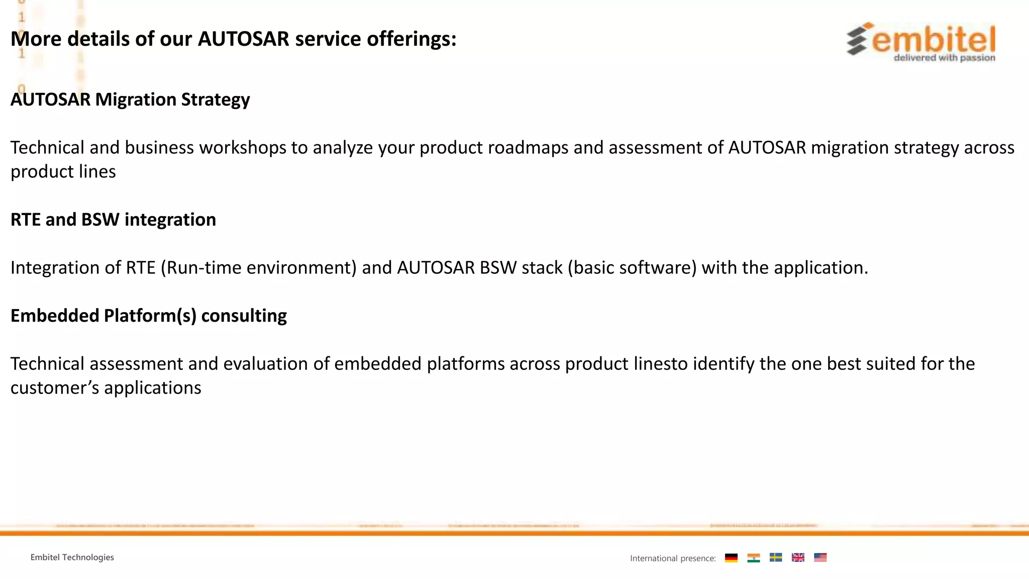 What is AUTOSAR Development Partnership | PPTX