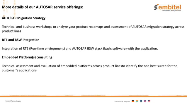 What is AUTOSAR Development Partnership | PPTX