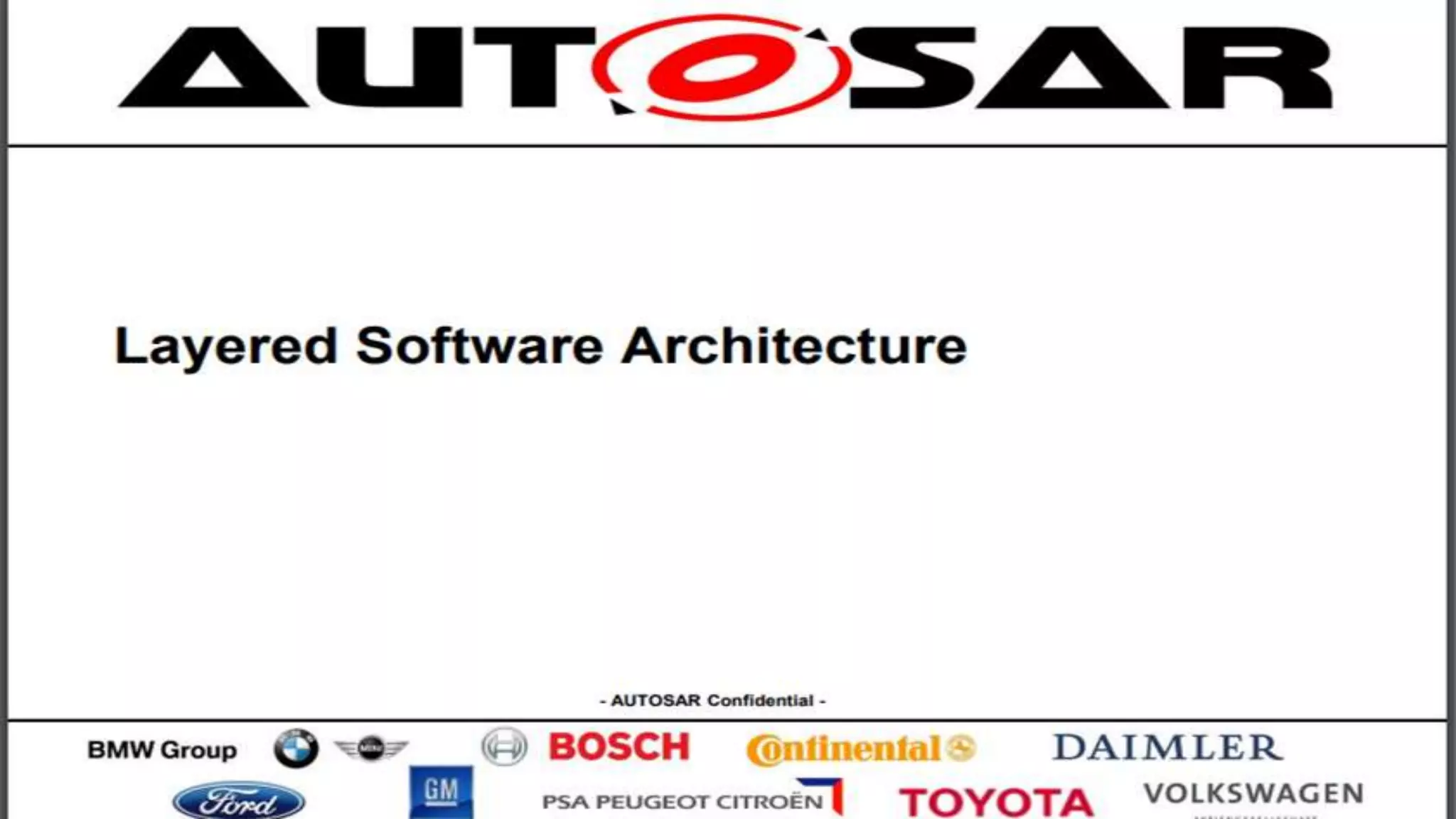 AUToSAR introduction | PPTX