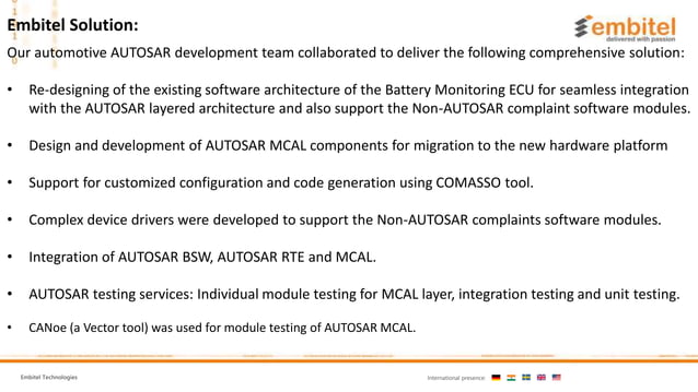Autosar MCAL (Microcontroller Abstraction Layer) | PPTX