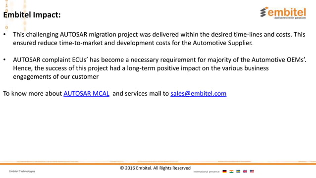 Autosar Mcal Microcontroller Abstraction Layer Ppt