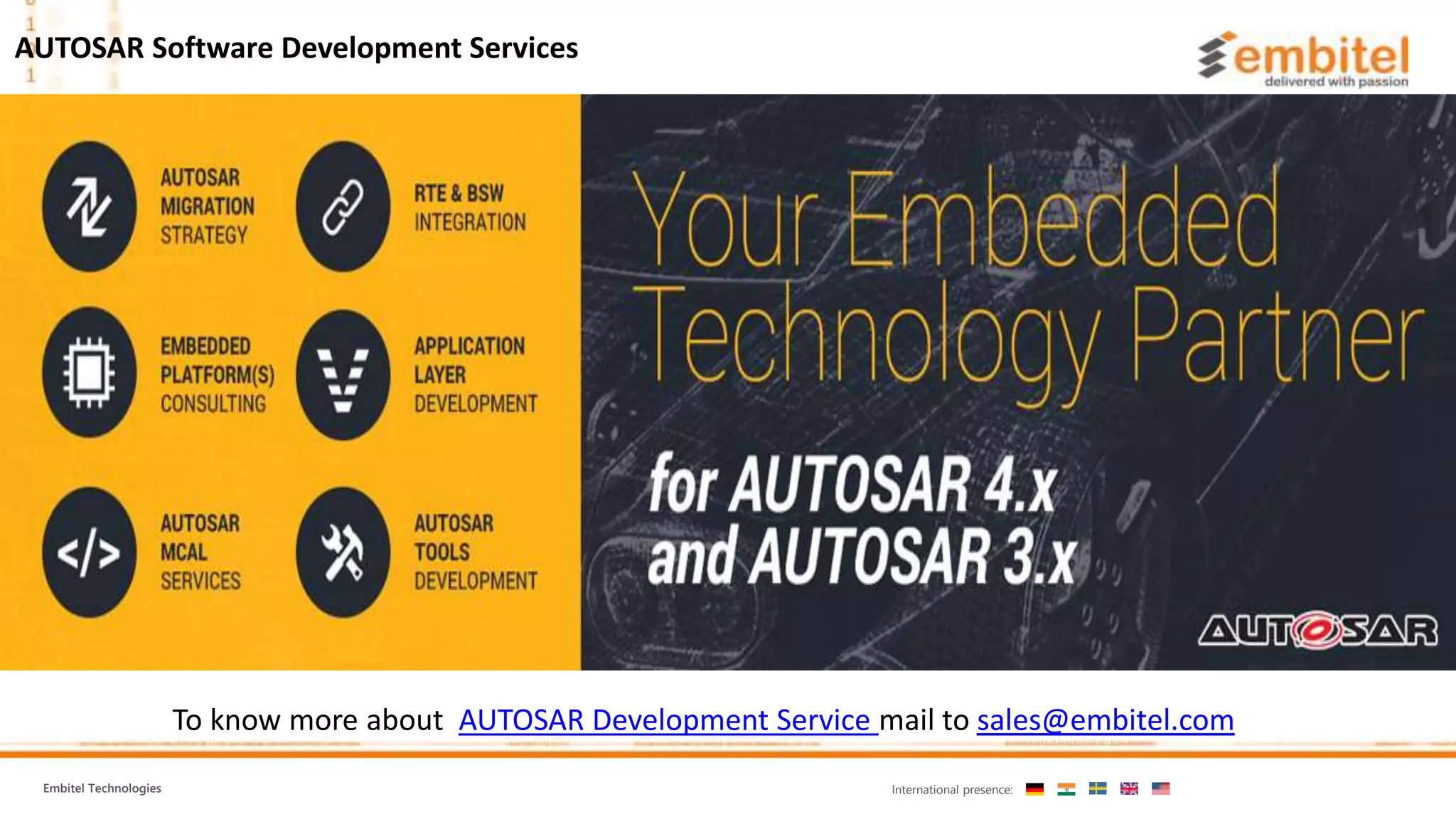 AUTOSAR Memory Stcak (MemStack). | PPTX