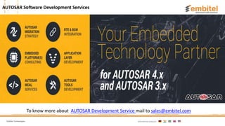 AUTOSAR Memory Stcak (MemStack). | PPTX