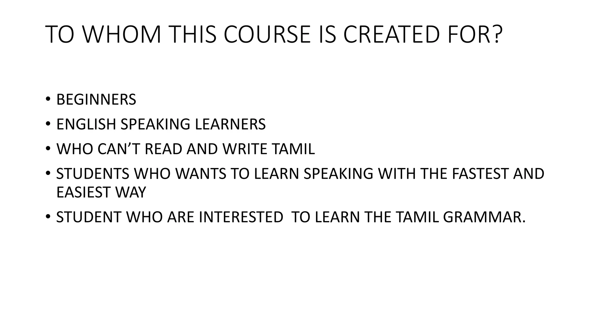 Tamil letters for beginners - uses.pptx