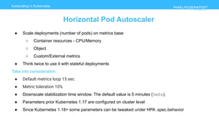 Autoscaling in kubernetes v1 | PDF