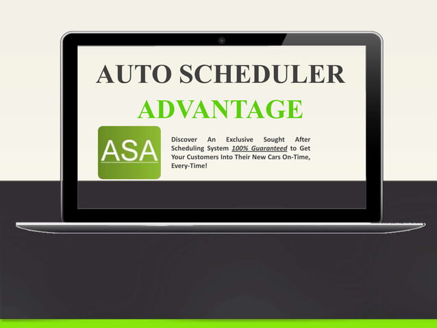 Auto Scheduler Advantage | PPT